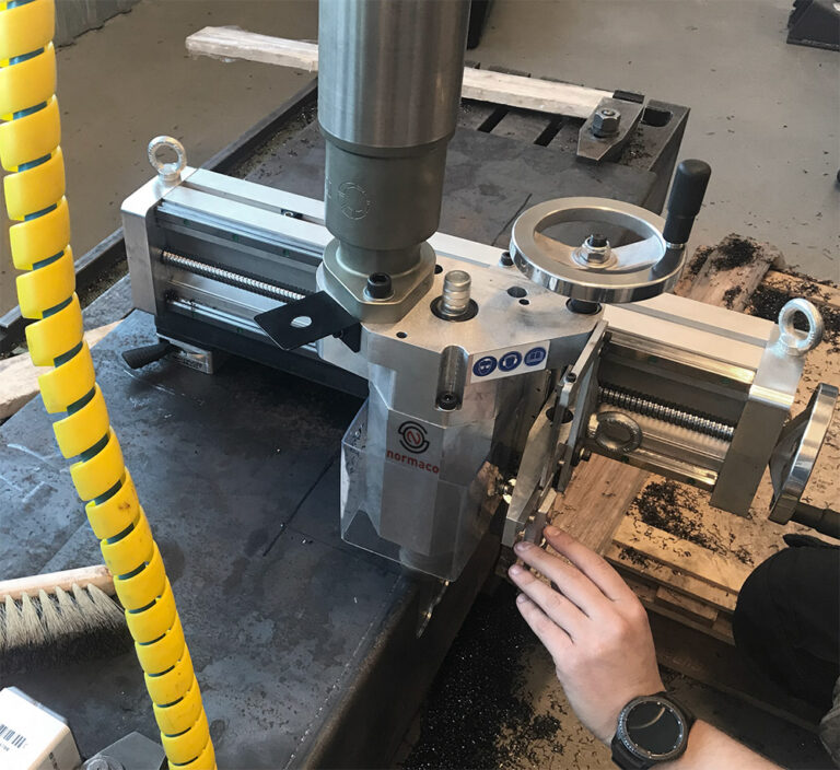 3-Axis Portable Milling Machine - Normaco - Portable Machining Tools