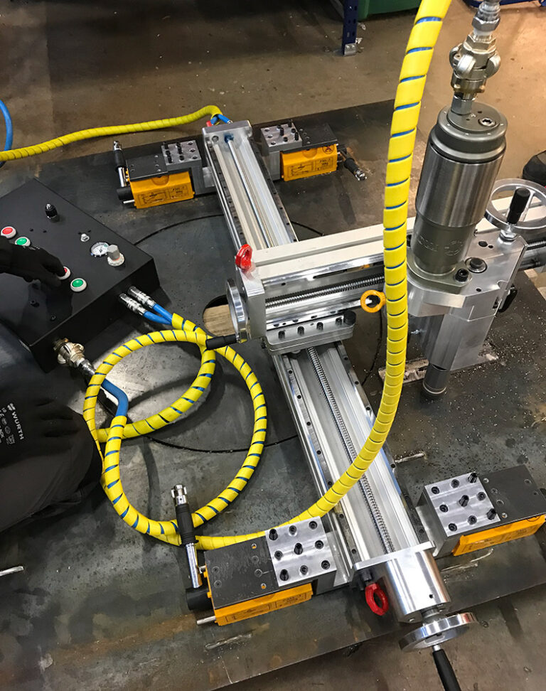 Articles: Portable Milling Machines - Normaco - Portable Machining Tools